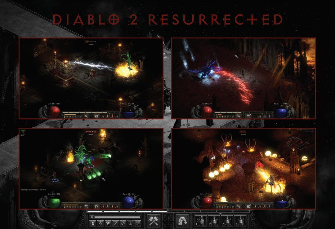 Diablo 2 Resurrected Poster 19"x13" Video Game Poster Diablo Baal - Etsy