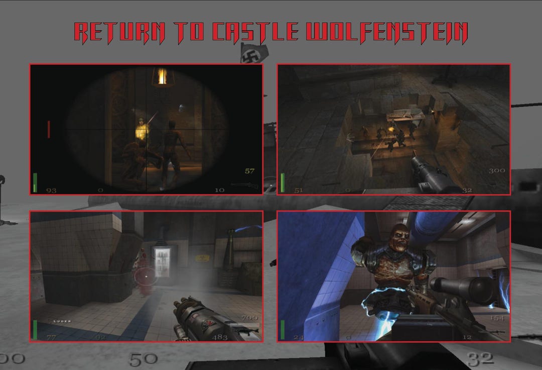 Return to Castle Wolfenstein Poster 19"x13" Video Game Poster - Etsy