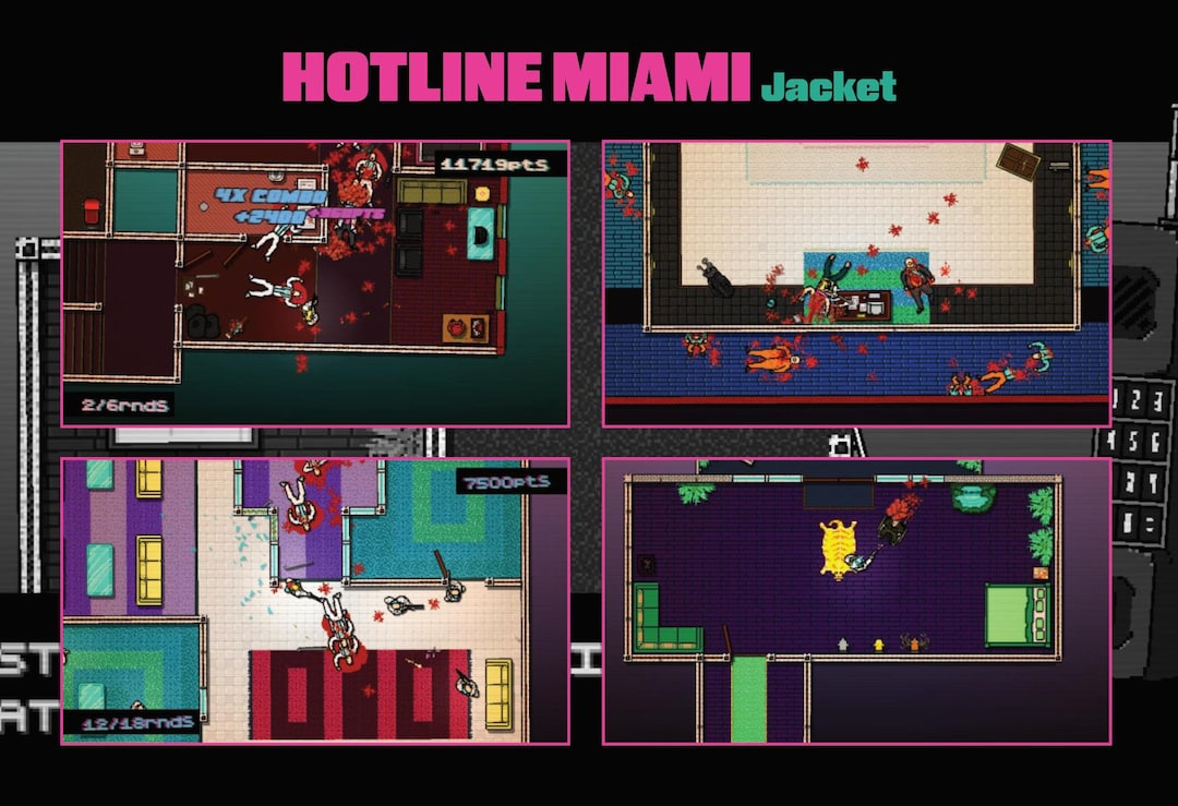 Hotline Miami Poster 19"x13" Video Game Poster - Etsy