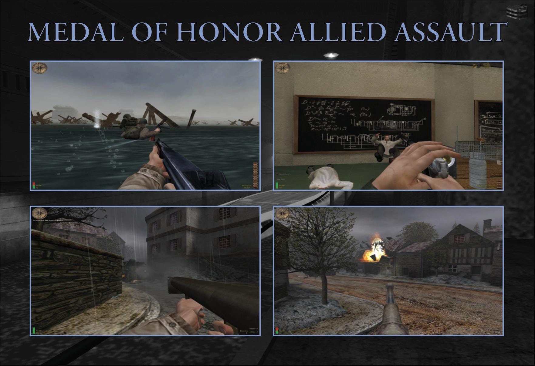 Medal of Honor Allied Assault Poster 19"x13" Video Game Poster MOHAA - Etsy