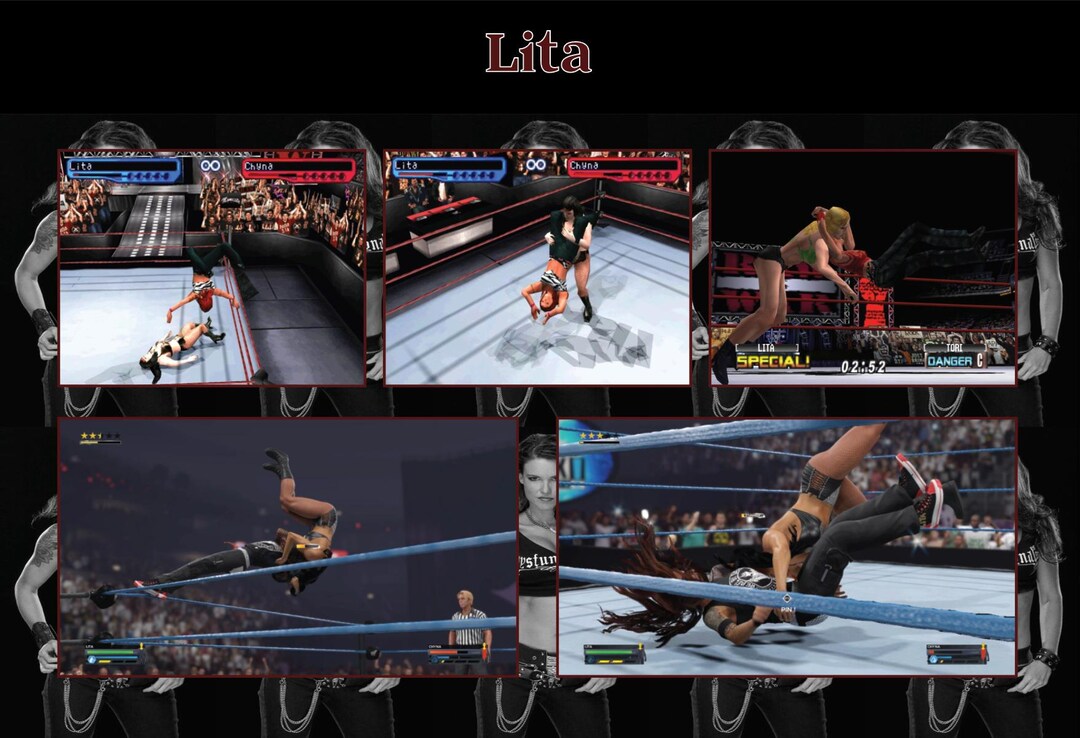 Lita Poster 19"x13" Video Game Poster WWE - Etsy