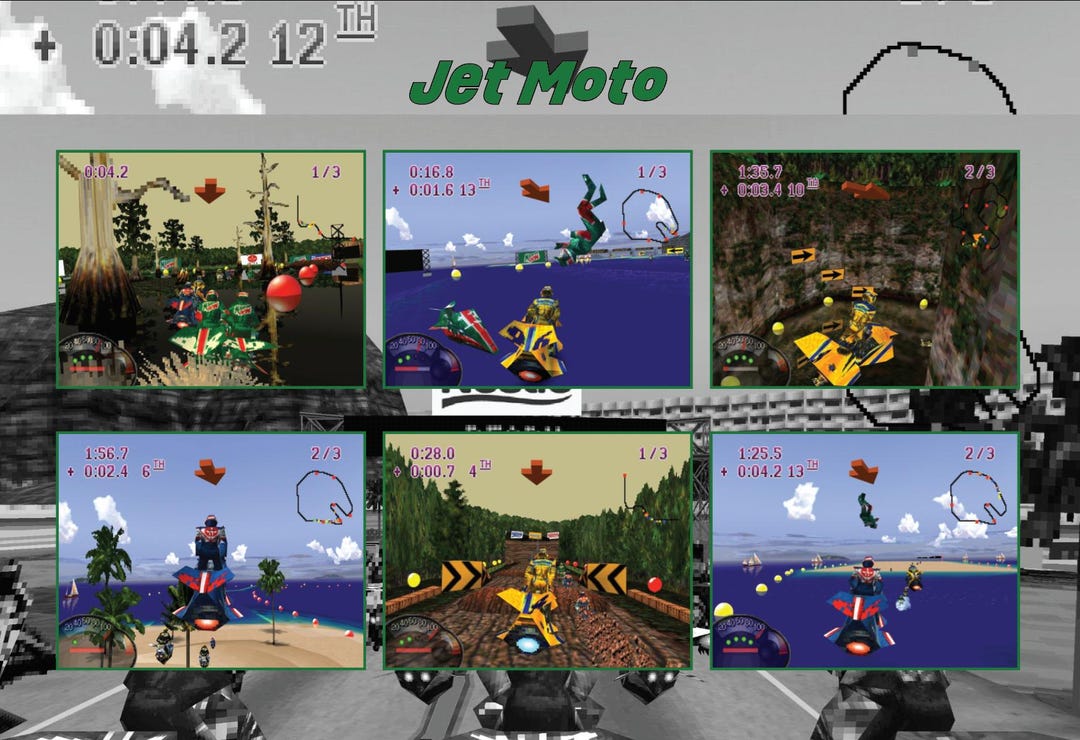 Jet Moto Poster 19"x13" Video Game Poster PS1 - Etsy