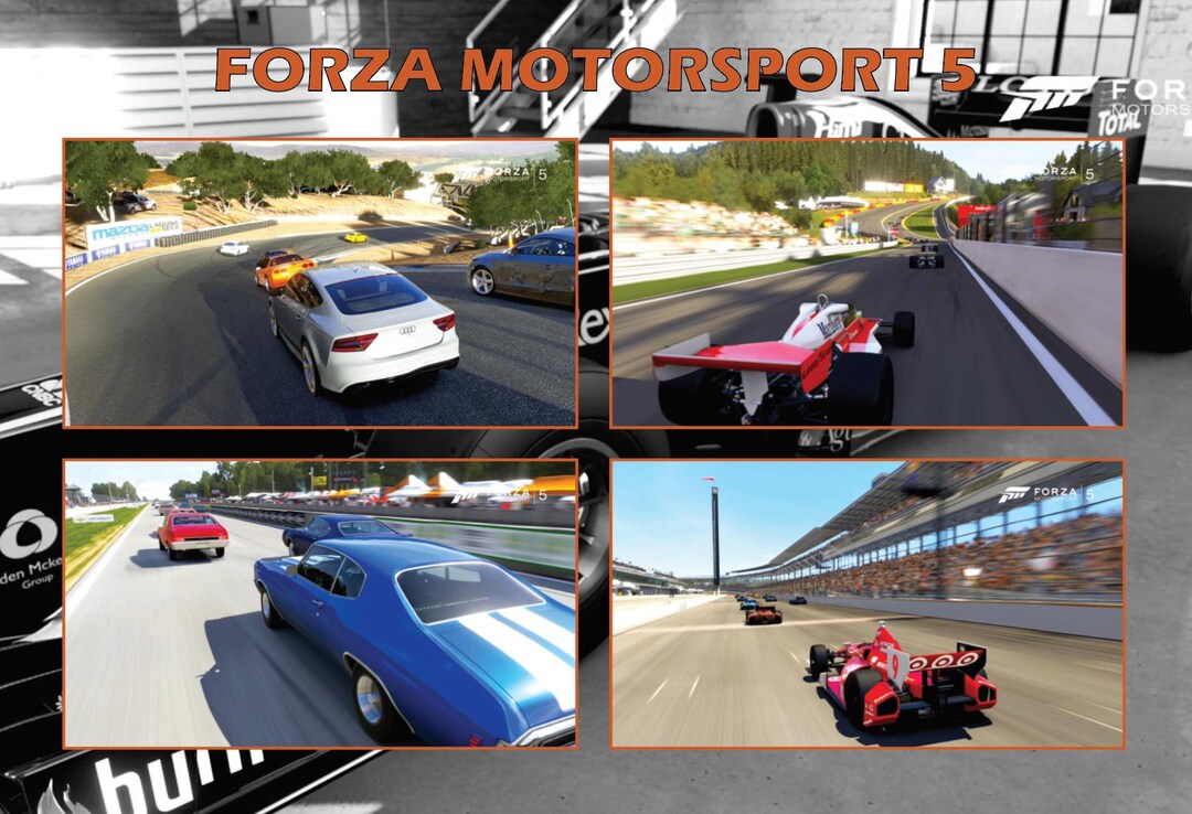 Forza Motorsport 5 Poster 19"x13" Video Game Poster - Etsy