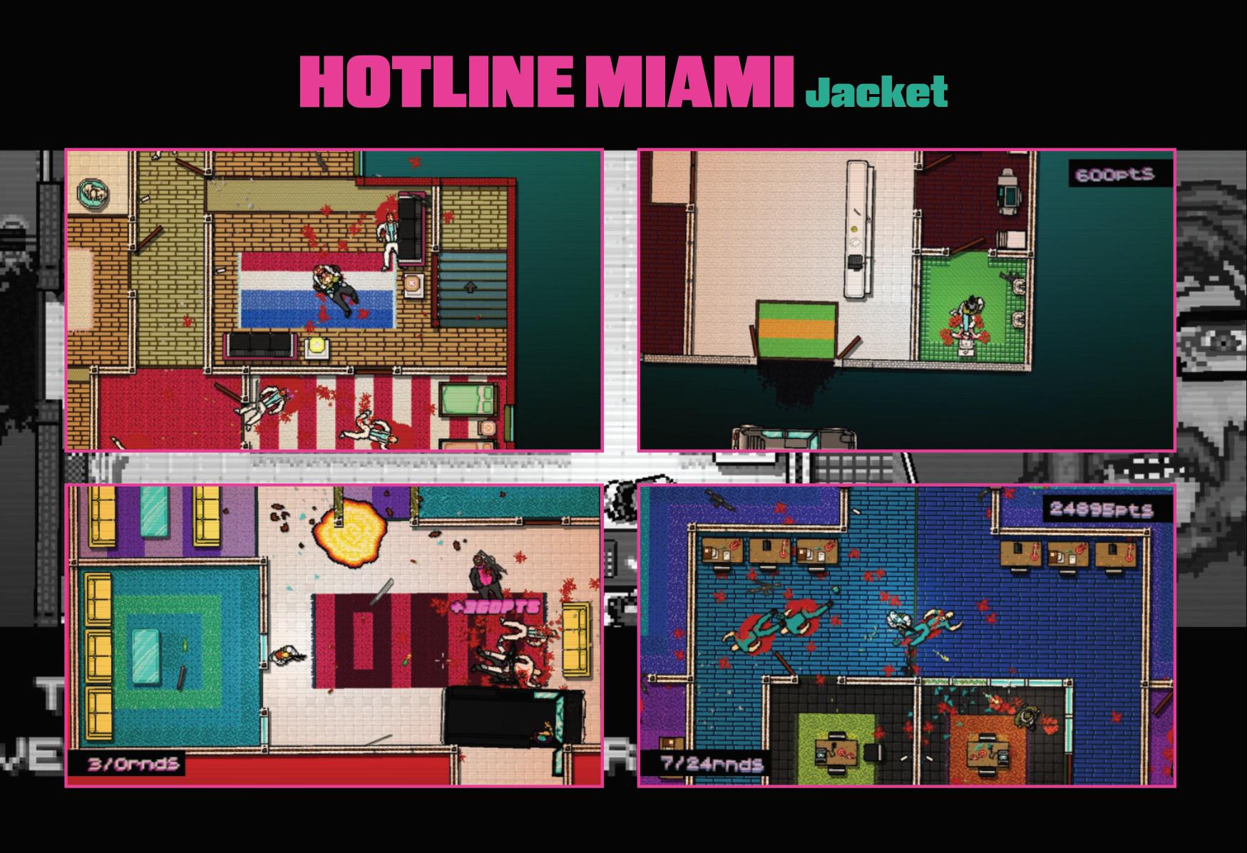 Hotline Miami Poster 19"x13" Video Game Poster Jacket Character - Etsy