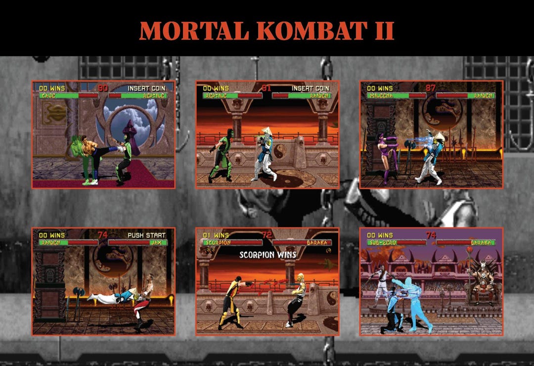 Mortal Kombat 2 Poster 19" X 13" Video Game Poster - Etsy