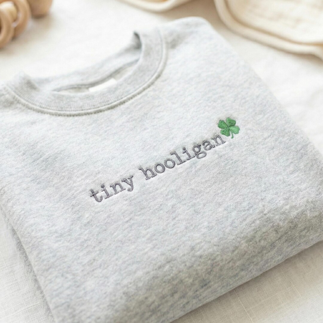 Tiny Hooligan Kids Embroidered Sweatshirt, St. Patrick's Day Toddler ...