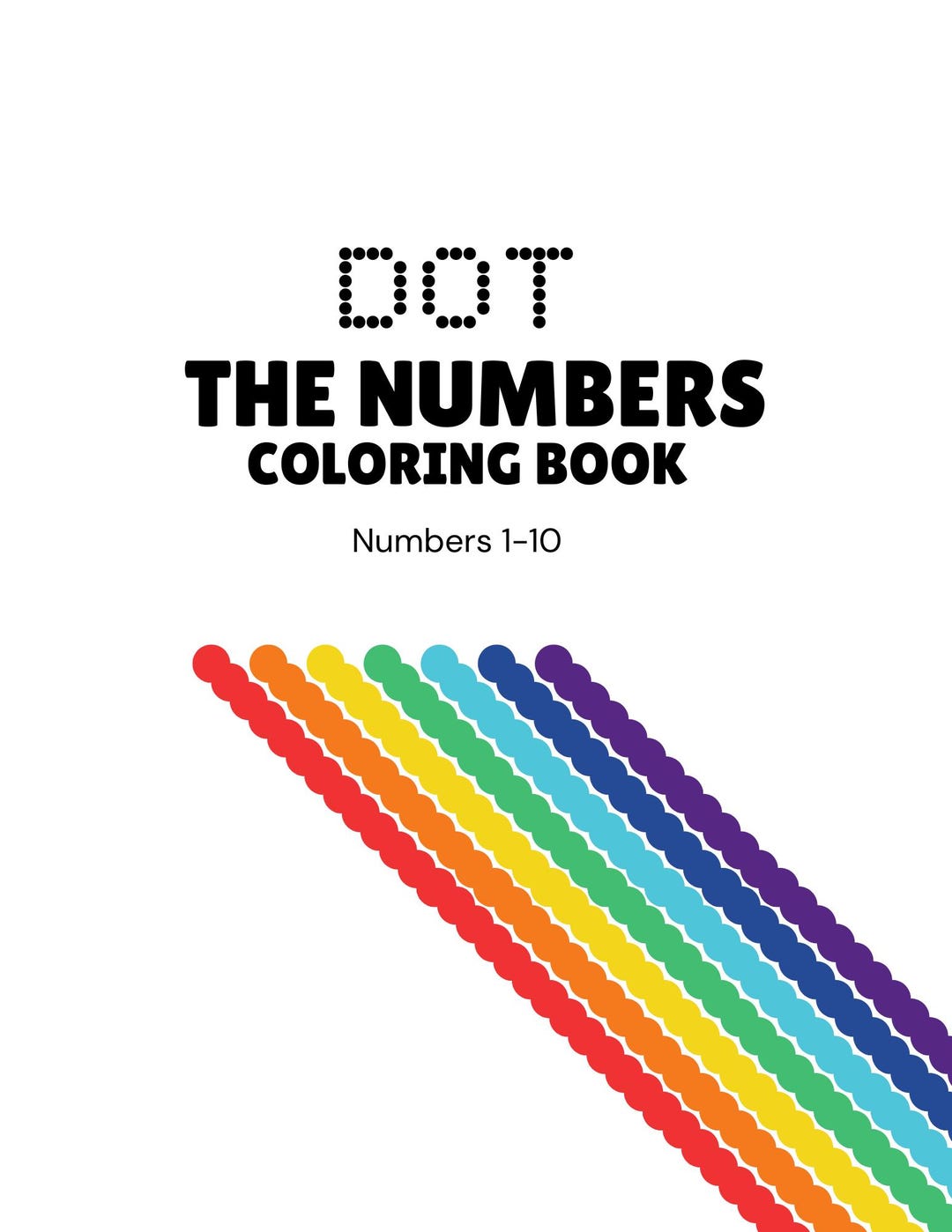 Printable Dot the Numbers Workbook Pages for Kids, Toddlers, and ...