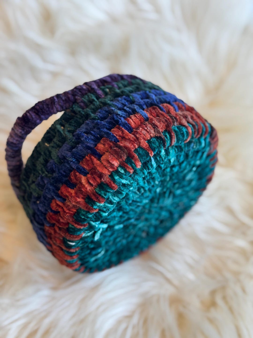 Woven Basket | Coiled Basket | Colourful Basket | Decorative Gift ...