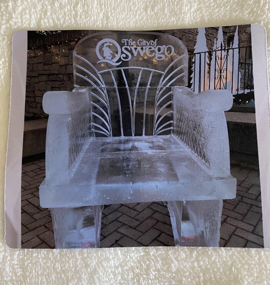 Oswego Ice Sculpture Mouse Pad - Etsy