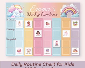 Daily Visual Schedule - Etsy