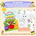 My Amazing Fruits & Vegetables Numbers Tracing and Coloring Book | 1-20 ...