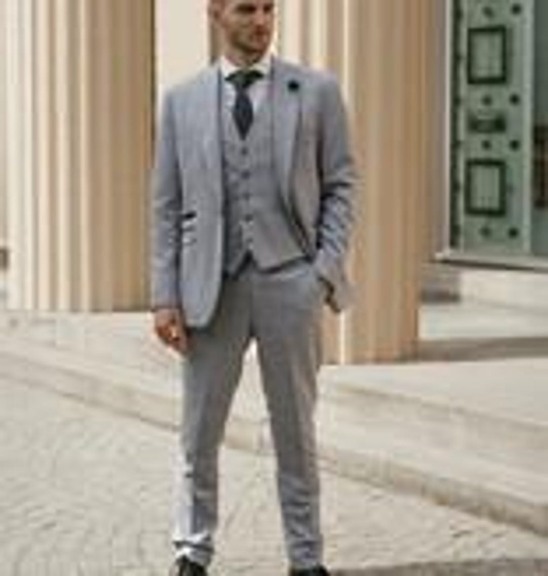 Men's 3-piece Suit | Graves Sky Blue | Peaky Blinders Inspired | Johnny ...