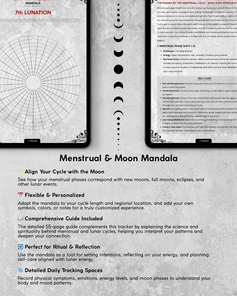 Lunar & Pagan Planner 2026 | Moon Phase Calendar (digital Download ...