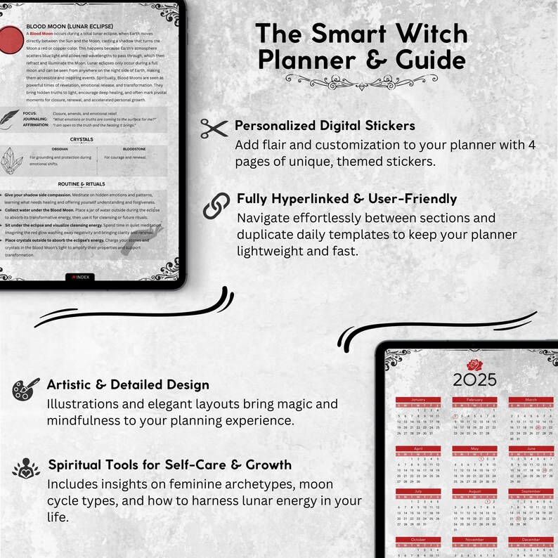 Lunar & Pagan Planner 2026 | Moon Phase Calendar (digital Download ...