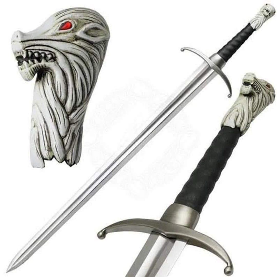 Custom Jon Snow Sword Hand Forged Sword Hobbit Military Swords ...