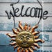 Bohemian Sun Welcome Sign: Metal Wall Decor - Etsy