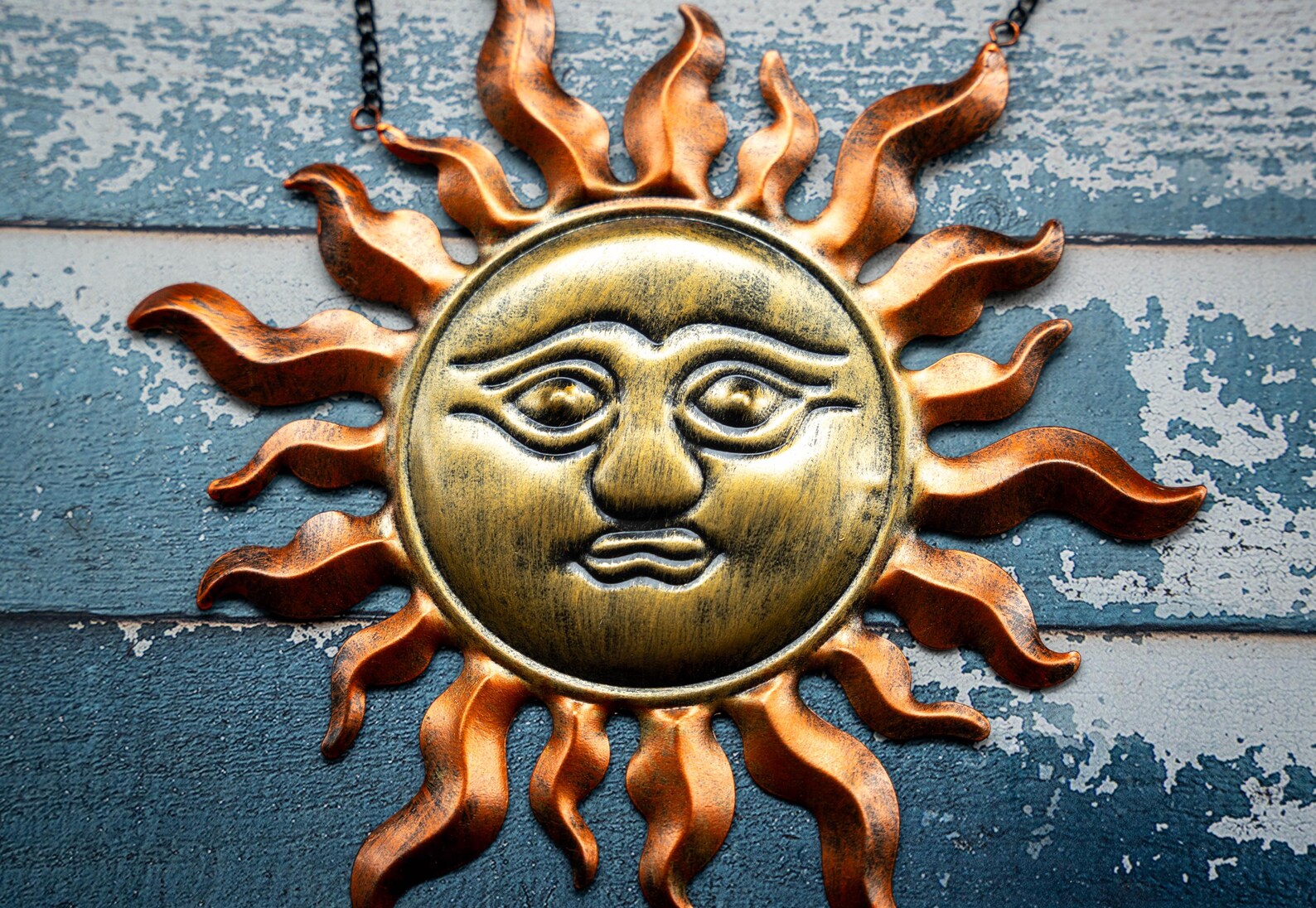Bohemian Sun Welcome Sign: Metal Wall Decor - Etsy
