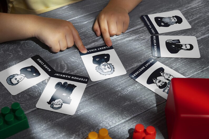 Printable Famous Scientists Flashcards and Educational Clipart for Kids ...