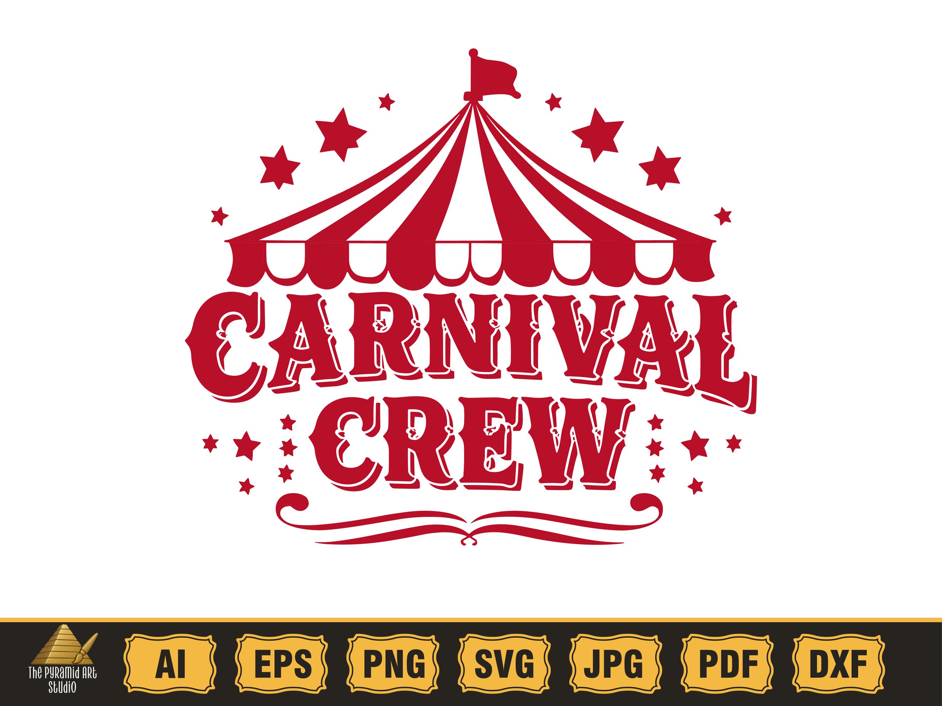 Carnival Svg Birthday, Kids Circus Crew Svg, Carnival Crew Svg, Circus ...