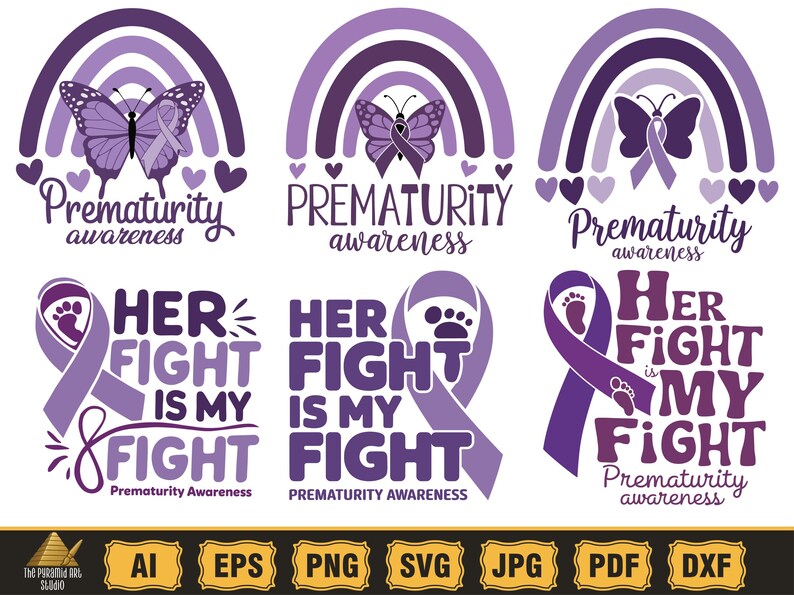 Prematurity Awareness Svg Png Bundle, Prematurity Svg, in November We ...