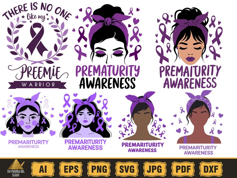 Prematurity Awareness Svg Png Bundle, Prematurity Svg, in November We ...