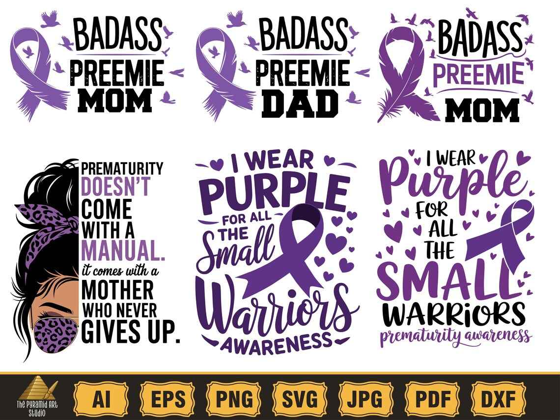 Prematurity Awareness Svg Png Bundle, Prematurity Svg, in November We ...