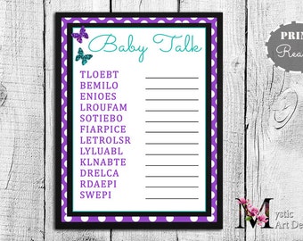 Baby Talk Game | Etsy