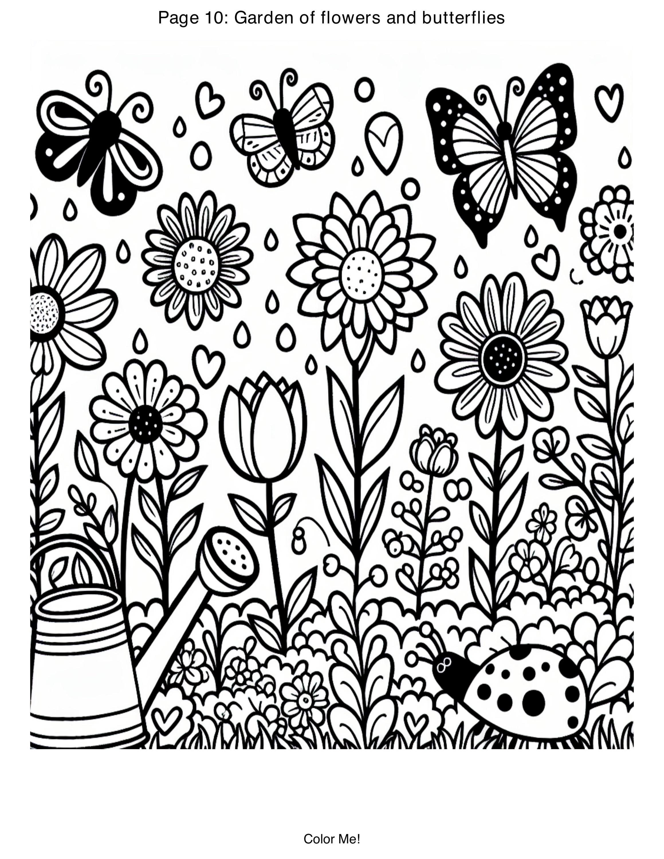 Kids Coloring Book PDF | 10 Fun Animal & Theme Pages | Printable ...