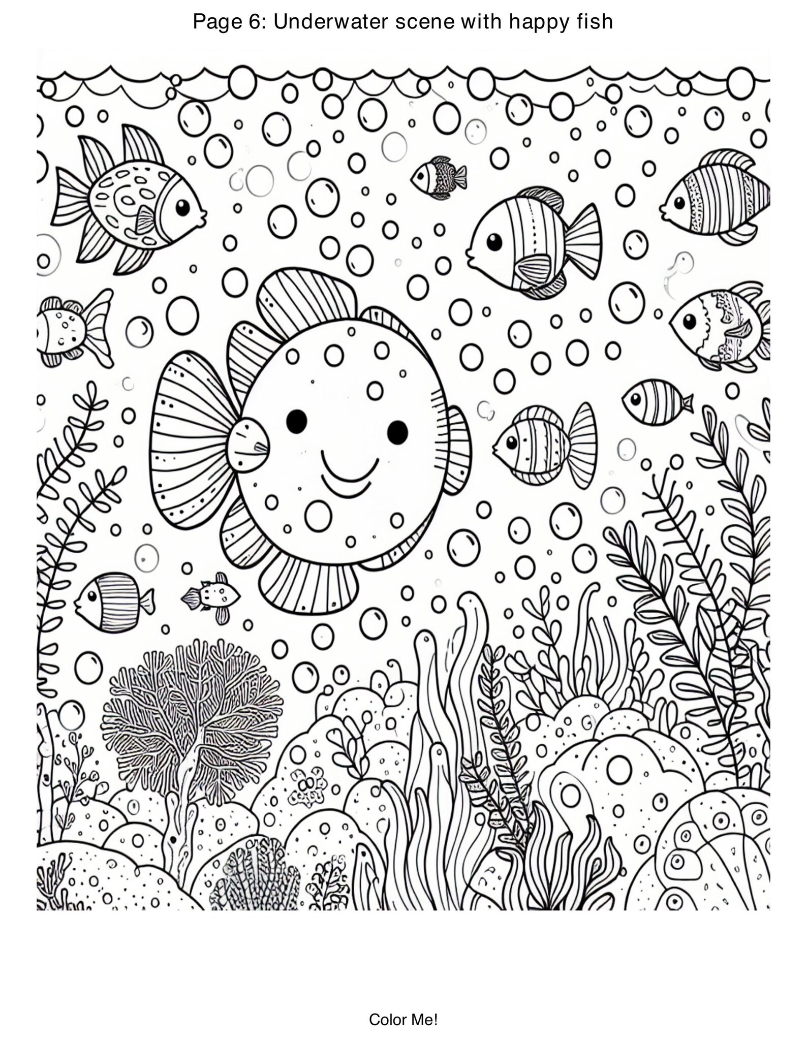 Kids Coloring Book PDF | 10 Fun Animal & Theme Pages | Printable ...