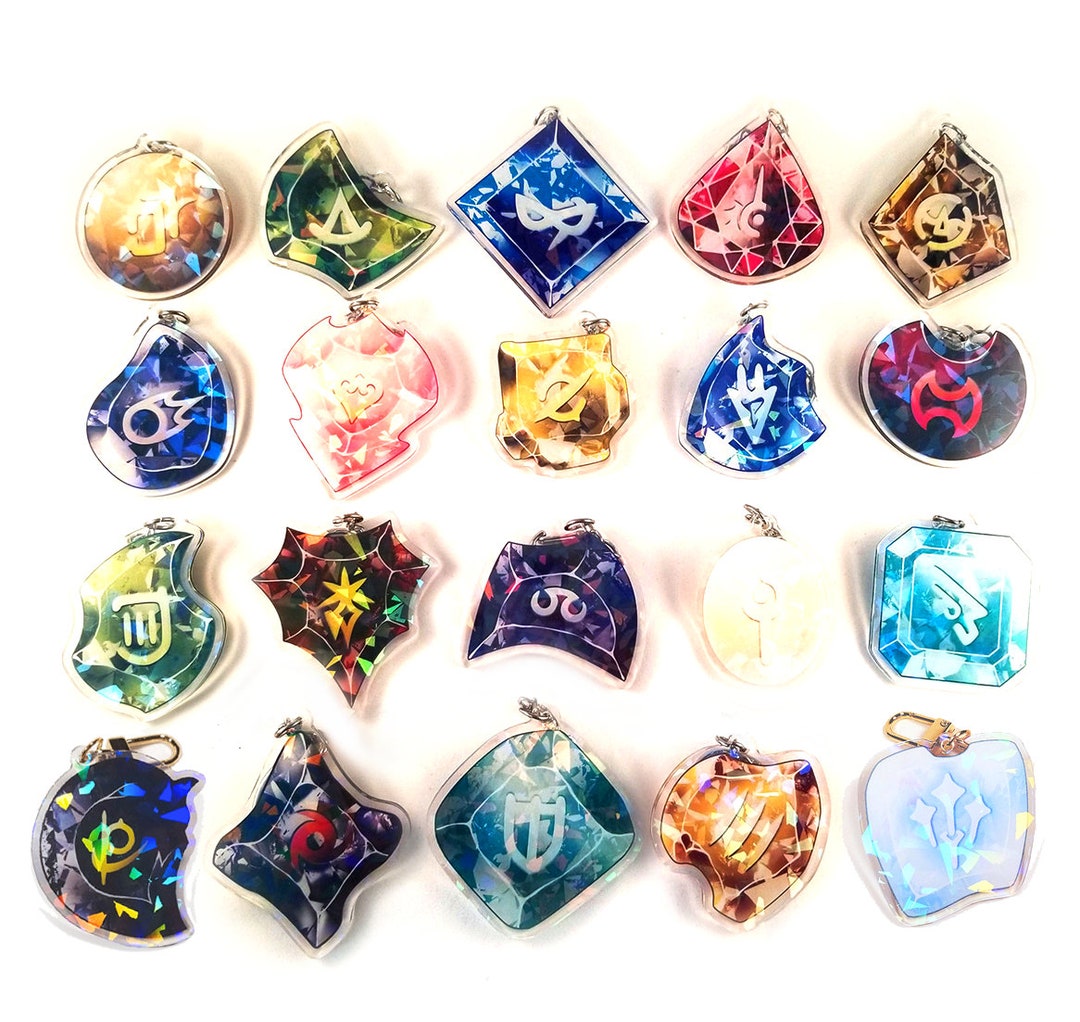 FFXIV Soul Crystal [ 1" Pins ] & [ Holographic 2.5" Charms ] Final ...
