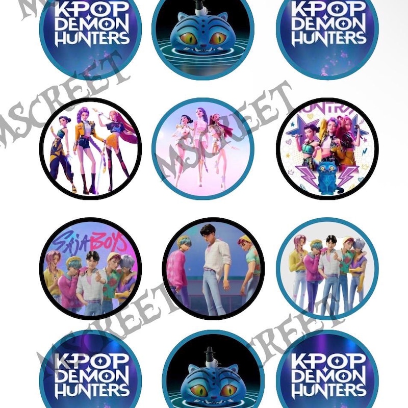 Kpop Demon Hunters Cookies - Etsy