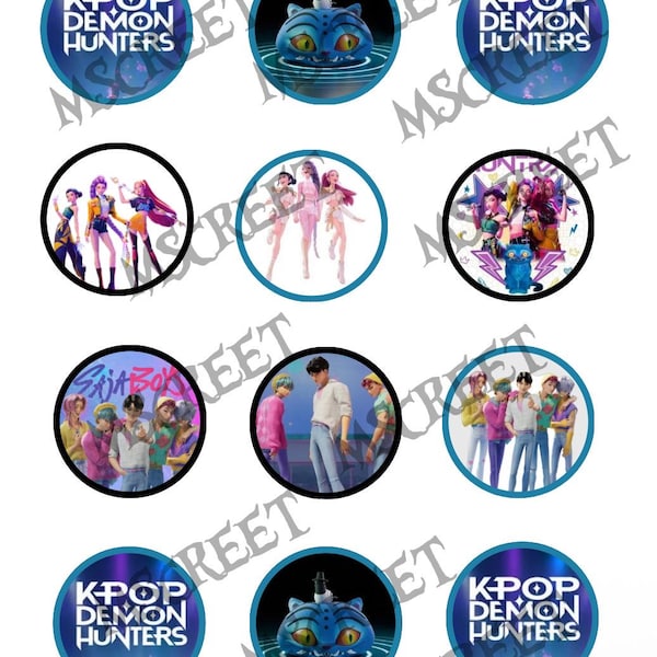 Kpop Demon Hunters Cookies - Etsy