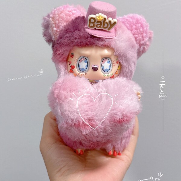 Pink Labubu Heart Eyes - Etsy