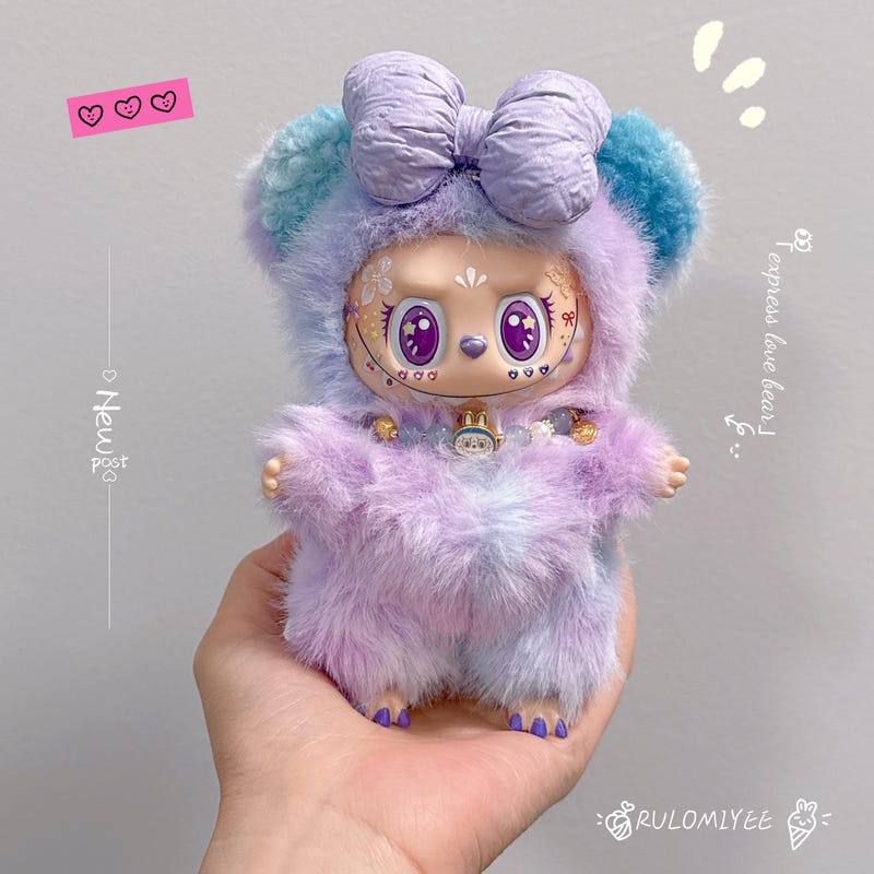 Tie Dye Labubu - Etsy