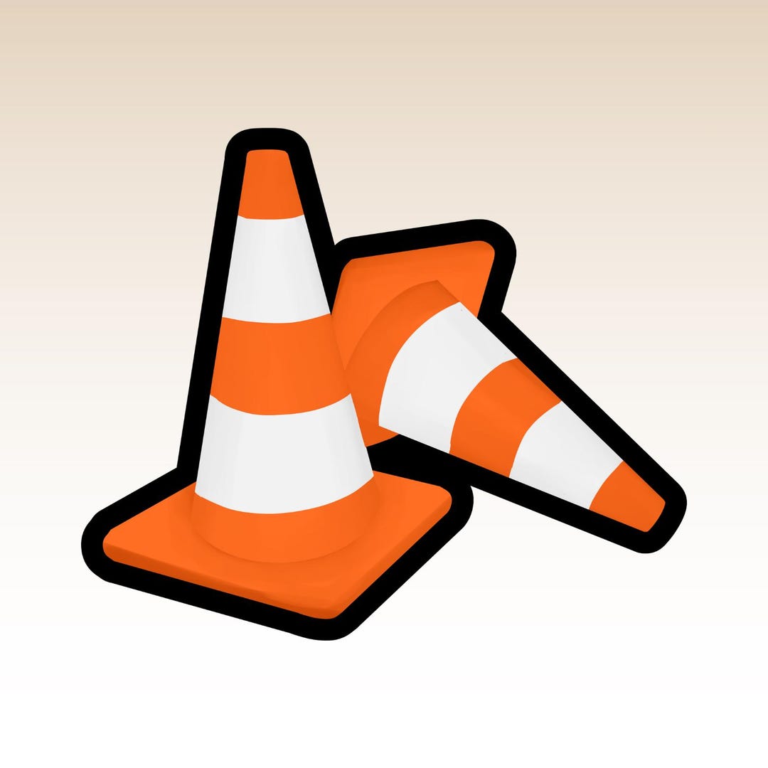 Traffic Cones Cookie Cutter - Etsy