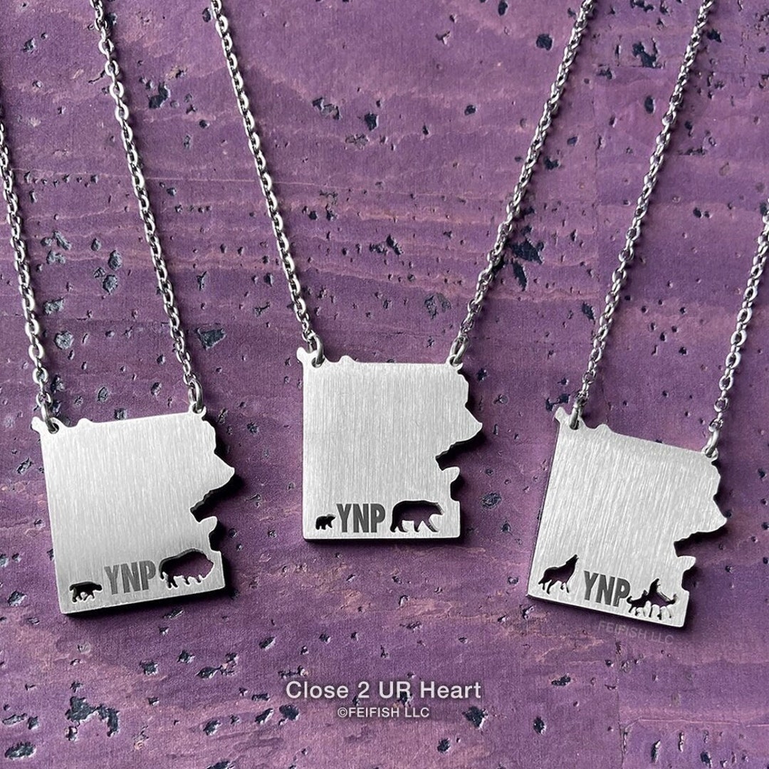 Yellowstone National Park Necklace - Etsy
