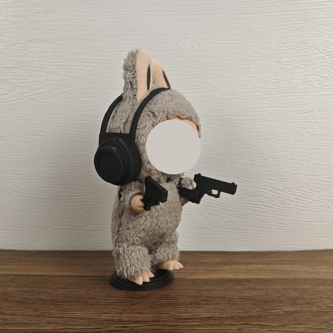 Labubu Glock Gun Model/labubu Clothes Accessory - Etsy Canada