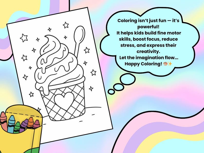 Summer Coloring Pages for Kids | 15 Fun Beach & Ice Cream Printables ...