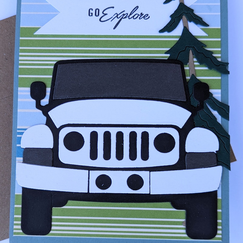 Jeep Birthday Card - Etsy
