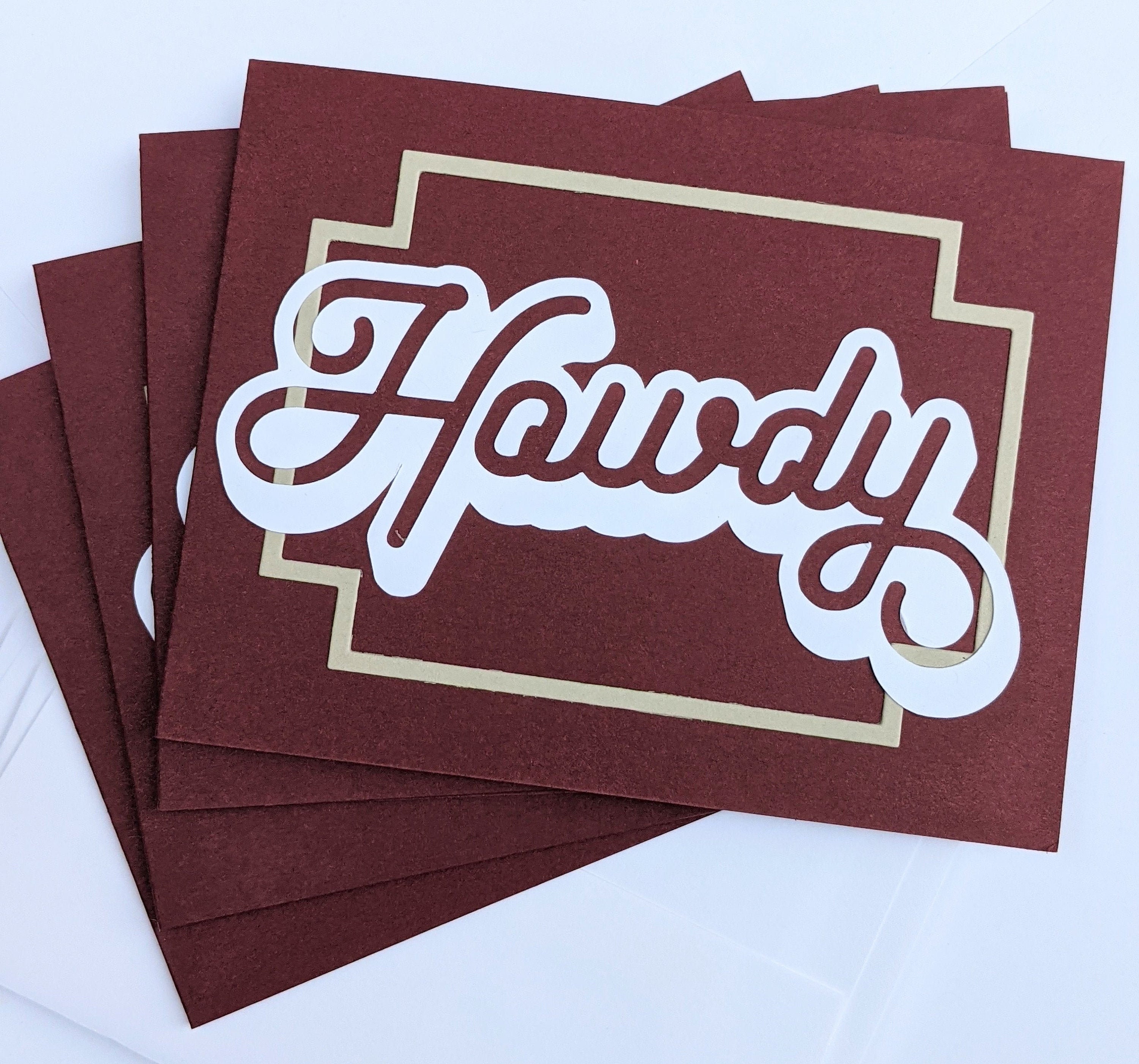 Howdy Card Set - Etsy