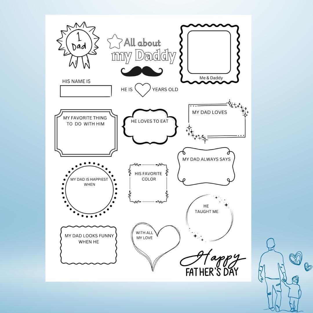 Father's Day Questionnaire PDF | Printable Father's Day Quiz | Fun ...