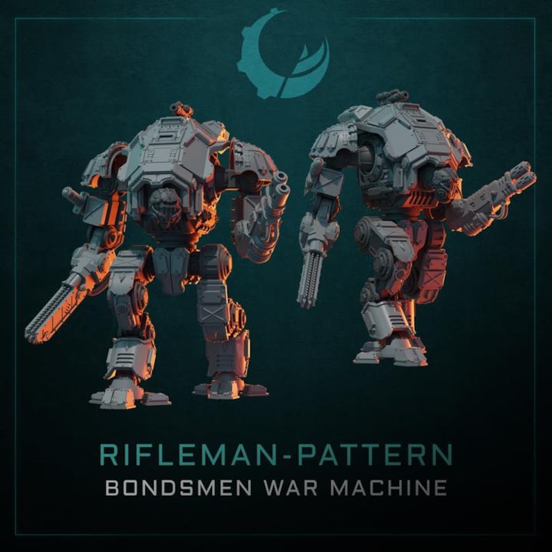 Rilfeman-pattern Bondsmen Warmachine by Maelstrom Designworks - Etsy