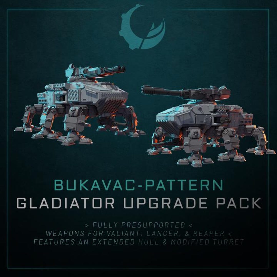 Bukavac-pattern Gladiator Upgrade Pack by Maelstrom Designworks - Etsy