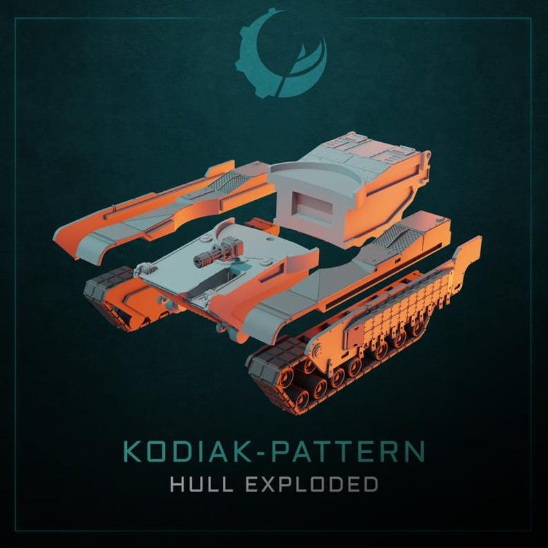 Kodiak-pattern Main Battle Tank by Maelstrom Designworks - Etsy