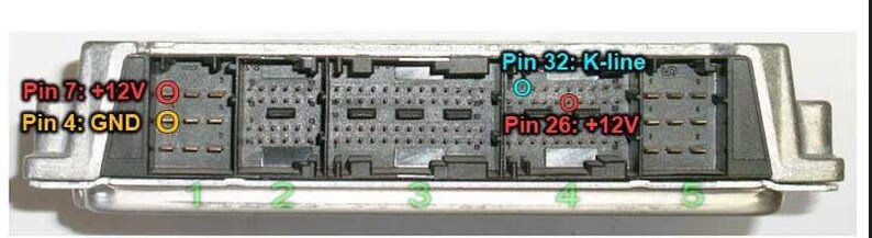 Ecu Engine Pinout Connection Boot Mode-pinout Connection-jtag-bdm Ecu ...