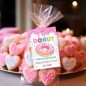 EDITABLE Valentine's Day Tags, Instant Download, 2 X 3 Custom Printable ...