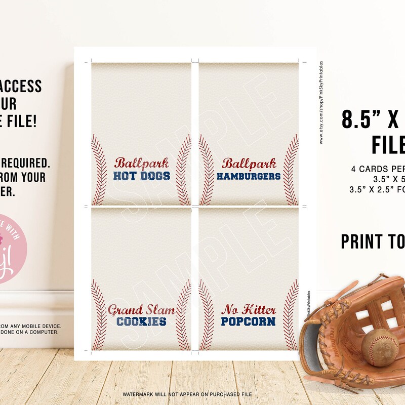 Baseball Party - Etsy