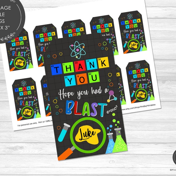 Science Party Favors - Etsy