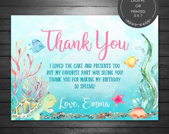 Sea Turtle Thank You - Etsy