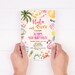 Hula on Over Birthday Invitation for Girls, Tropical Luau Party Invite ...